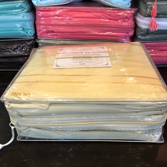 cosy house | Bedding | Cosy House 50 Collection Cal King Luxury Sheets ...
